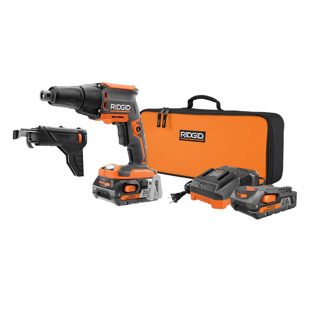 Reviews for RIDGID 18-Volt Brushless 1/4 in. Drywall Screwdriver Kit ...