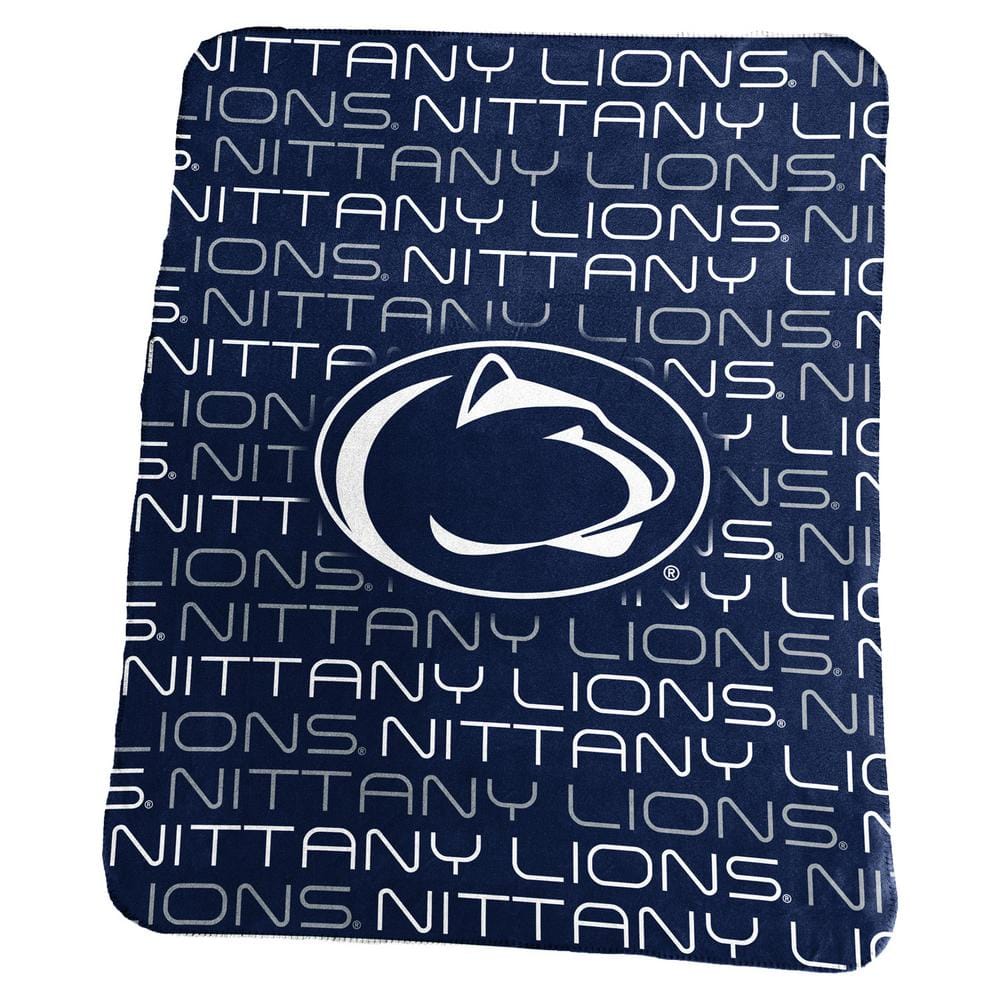 logobrands Penn State Multi-Colored Classic Fleece Throw 196-23B - The ...