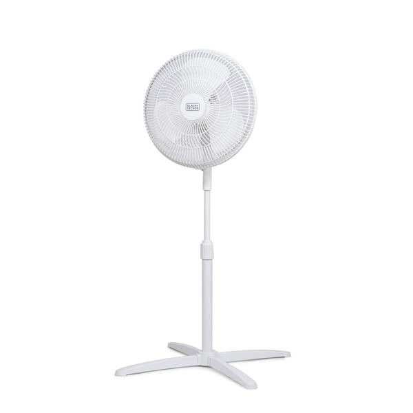 BLACK+DECKER BFP16MX 16 in. Pedestal Fan, Standing Fan with 3 Speed ...