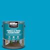 BEHR PREMIUM 1 gal. #P490-5 Yucatan Gloss Enamel Interior/Exterior ...