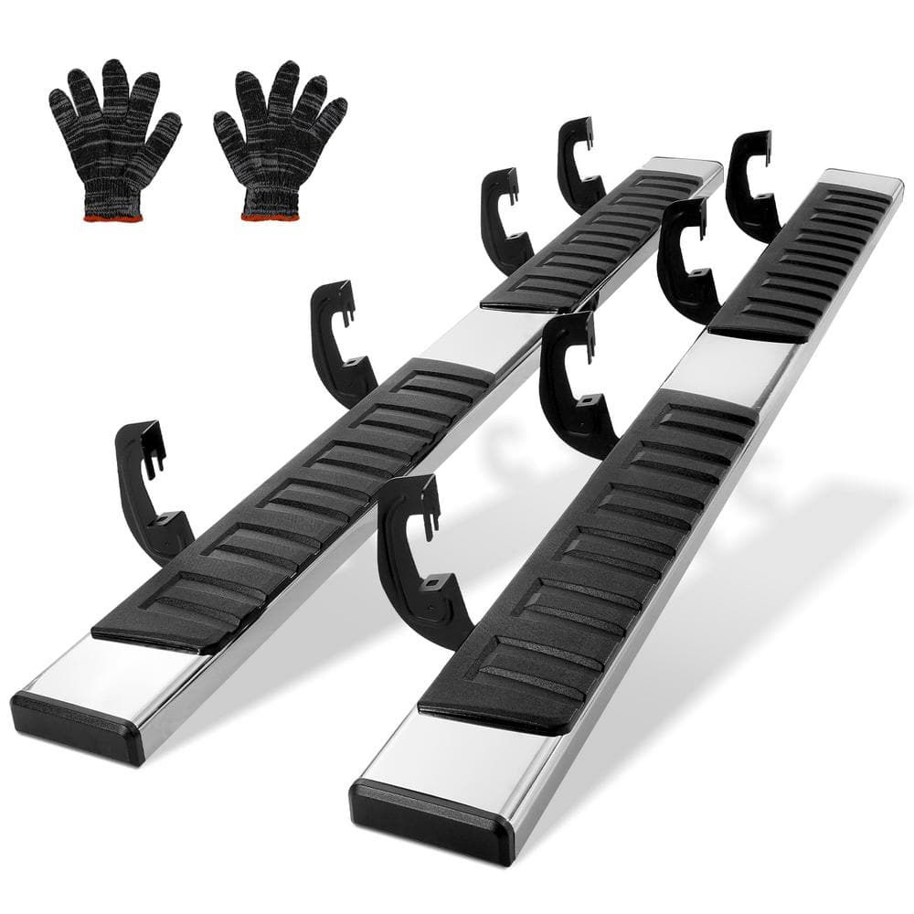 SKYSHALO Running Boards, 6 in. Step Bars Compatible with Chevy ...