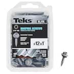 Everbilt #10 x 1 in. Flange Hex Head Hex Drive Self-Piercing Screw with ...