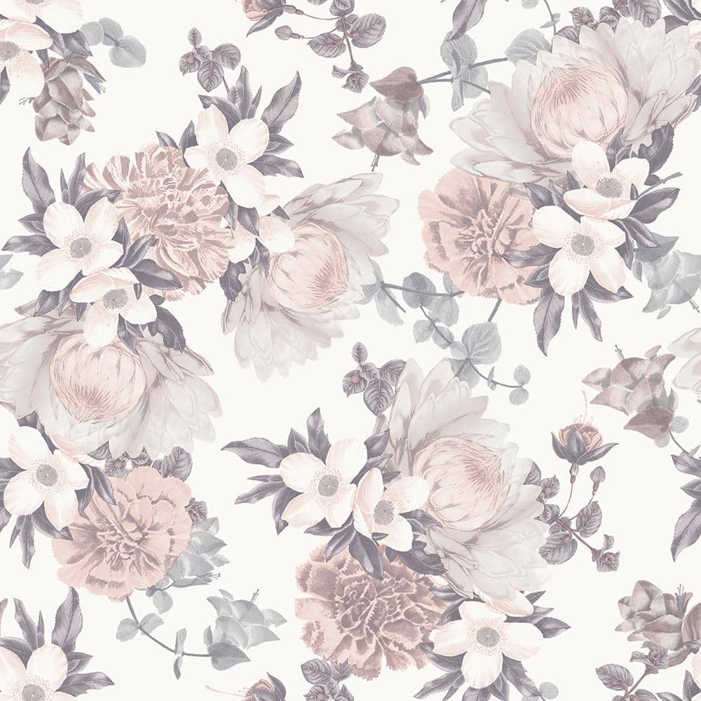Tempaper Botanical Blossom Peel and Stick Wallpaper Sample BO10510-S ...