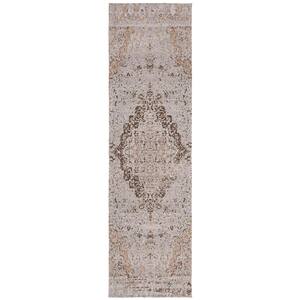 SAFAVIEH Classic Vintage Taupe 6 ft. x 9 ft. Floral Area Rug CLV110E-6