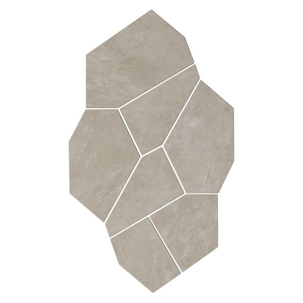 Ivy Hill Tile Monolith Caramel Brown 4 in. x 0.35 in. Organic Pattern ...