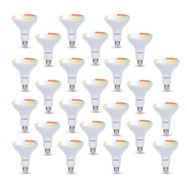 Energizer 65-Watt Smart LED Multi-Color and Multi-White BR30 Bulb ...