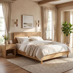 CHRISTOPHER KNIGHT HOME Montera Modern Country Natural Brown Finish ...