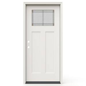 Masonite MProtect 36 in. x 80 in. Craftsman Right-Hand Double Water ...