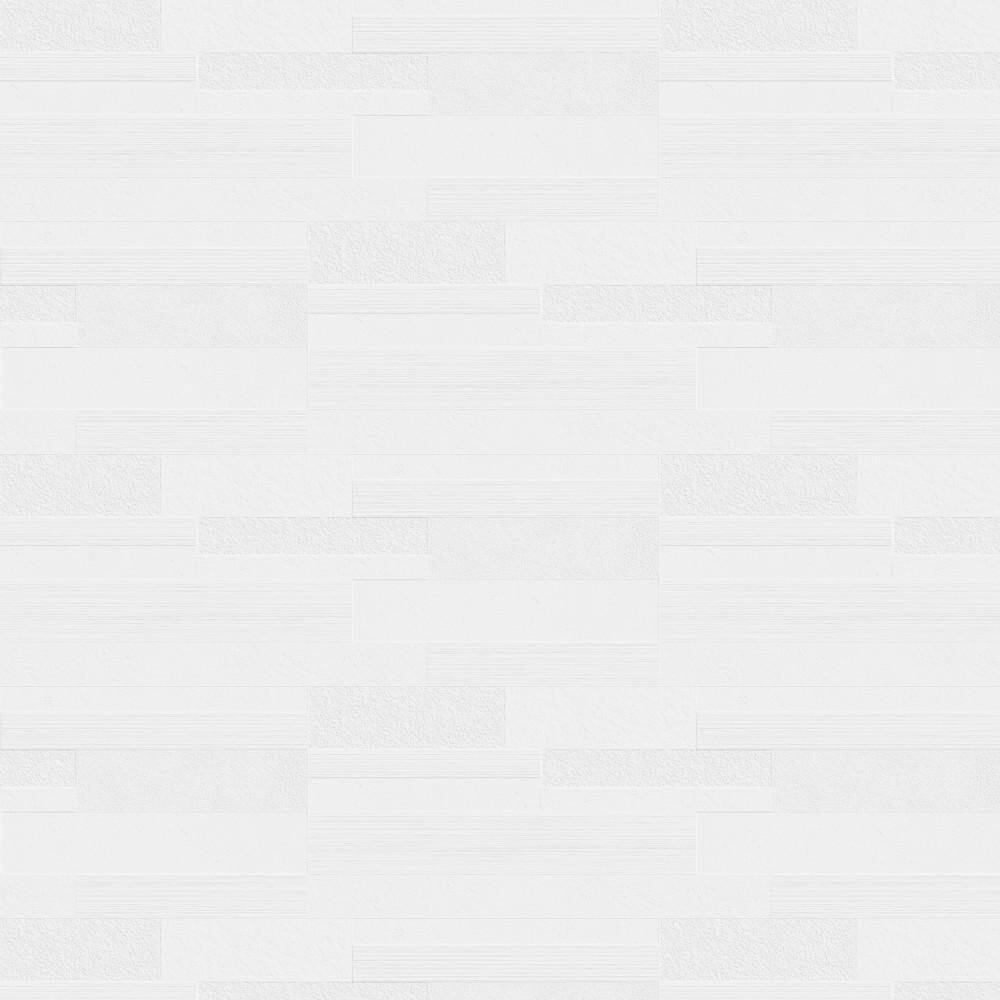 Merola Tile Lumiere Strate Blanco 11-3/4 in. x 35-3/8 in. Ceramic Wall ...