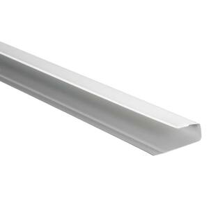 Gibraltar Building Products 12 ft. Birch White Aluminum Utility Trim UT ...