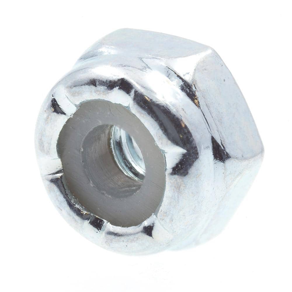 Prime-Line #4-40 Grade 2 Zinc Plated Steel Nylon Insert Lock Nuts 50 ...