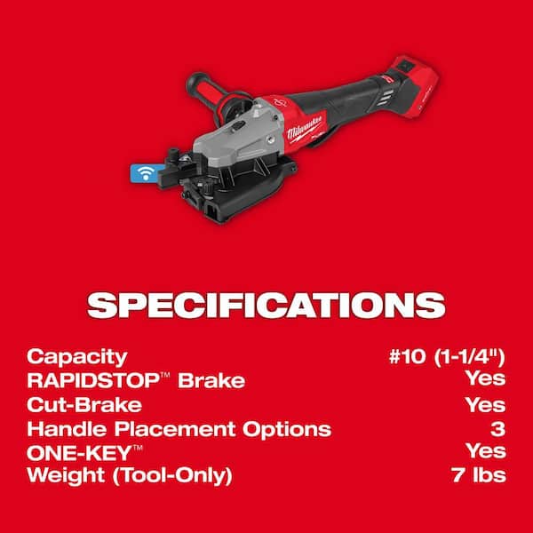 Milwaukee M18 FUEL 18V Lithium-Ion Cordless Brushless #10 (1-1/4in ...