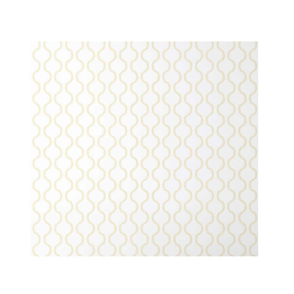 The Company Store Chateau Ogee Pale Yellow Peel and Stick Removable ...