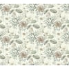 York Wallcoverings 60.75 sq. ft. Midsummer Floral Wallpaper TL1918 ...