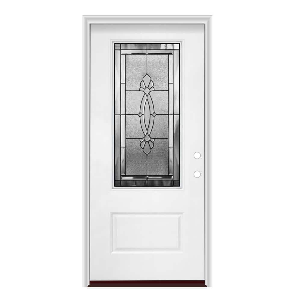 GENESIS ENTRIES 36 in. x 80 in. Left-Hand/Inswing 1 Panel 3/4 Lite ...