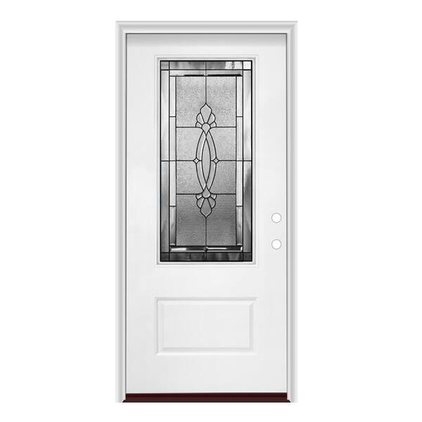GENESIS ENTRIES 36 in. x 80 in. Left-Hand/Inswing 1 Panel 3/4 Lite ...