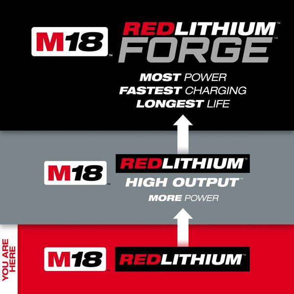 M18 Batteries Milwaukee M18 18V XC 5.0 Ah Lithium-Ion Battery - High ...