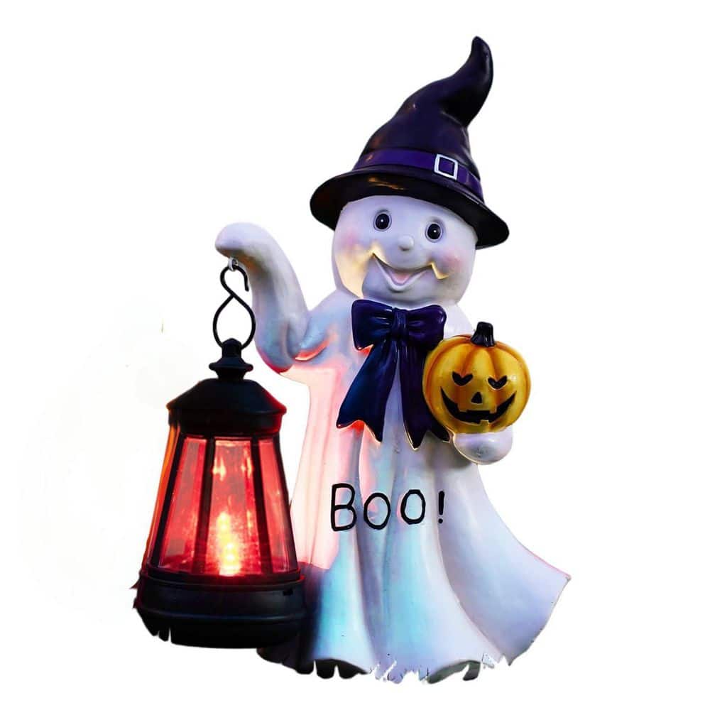 Halloween Decoration Ghost Solar Statue Outdoor-Cute Halloween Decor ...