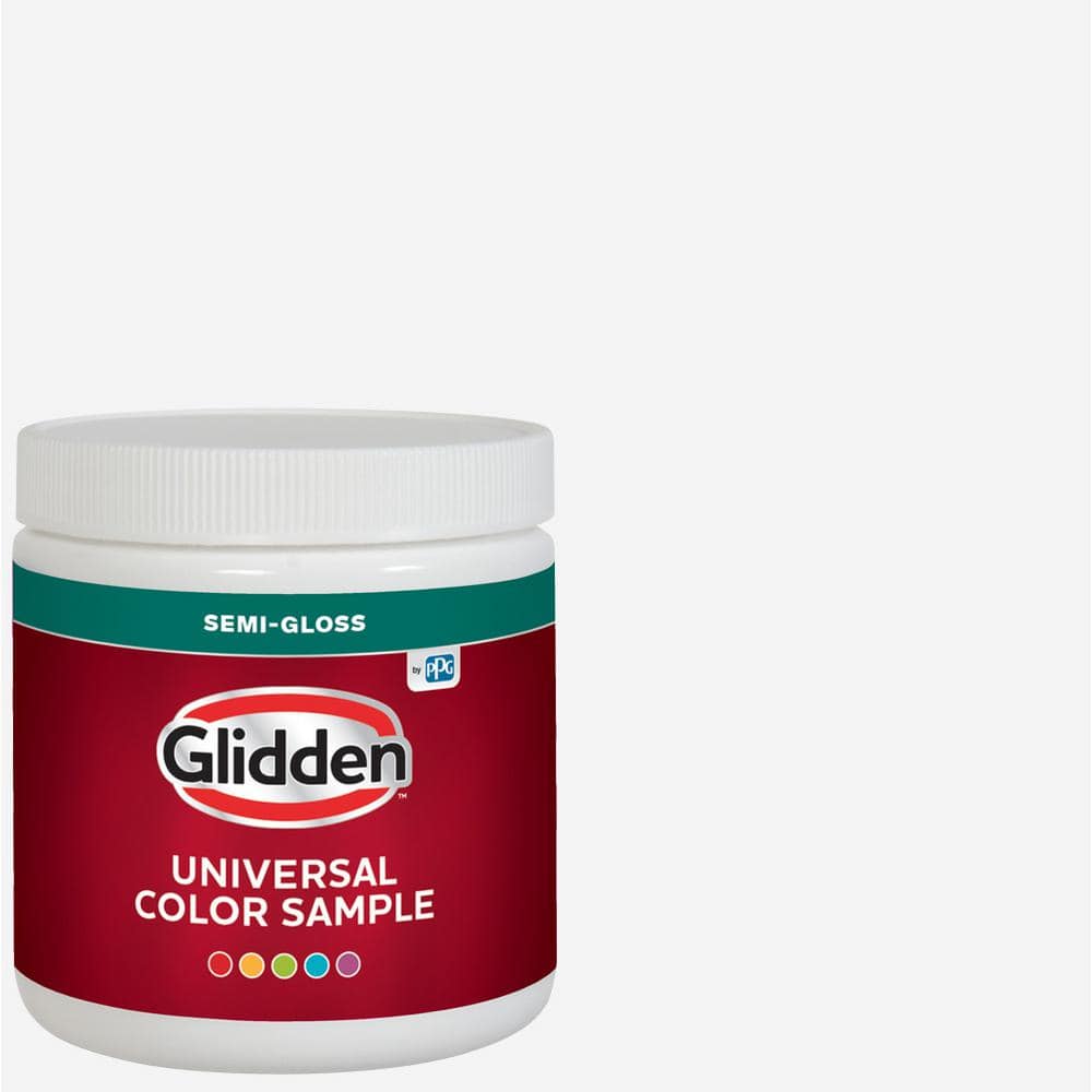 Glidden Premium 8 oz. Base 1 Semi-Gloss Interior Paint Sample GLU6411N ...