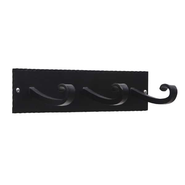ACHLA DESIGNS Lodge Y Bracket w/Multiple Hooks, Iron, 11.75 in. Wide ...