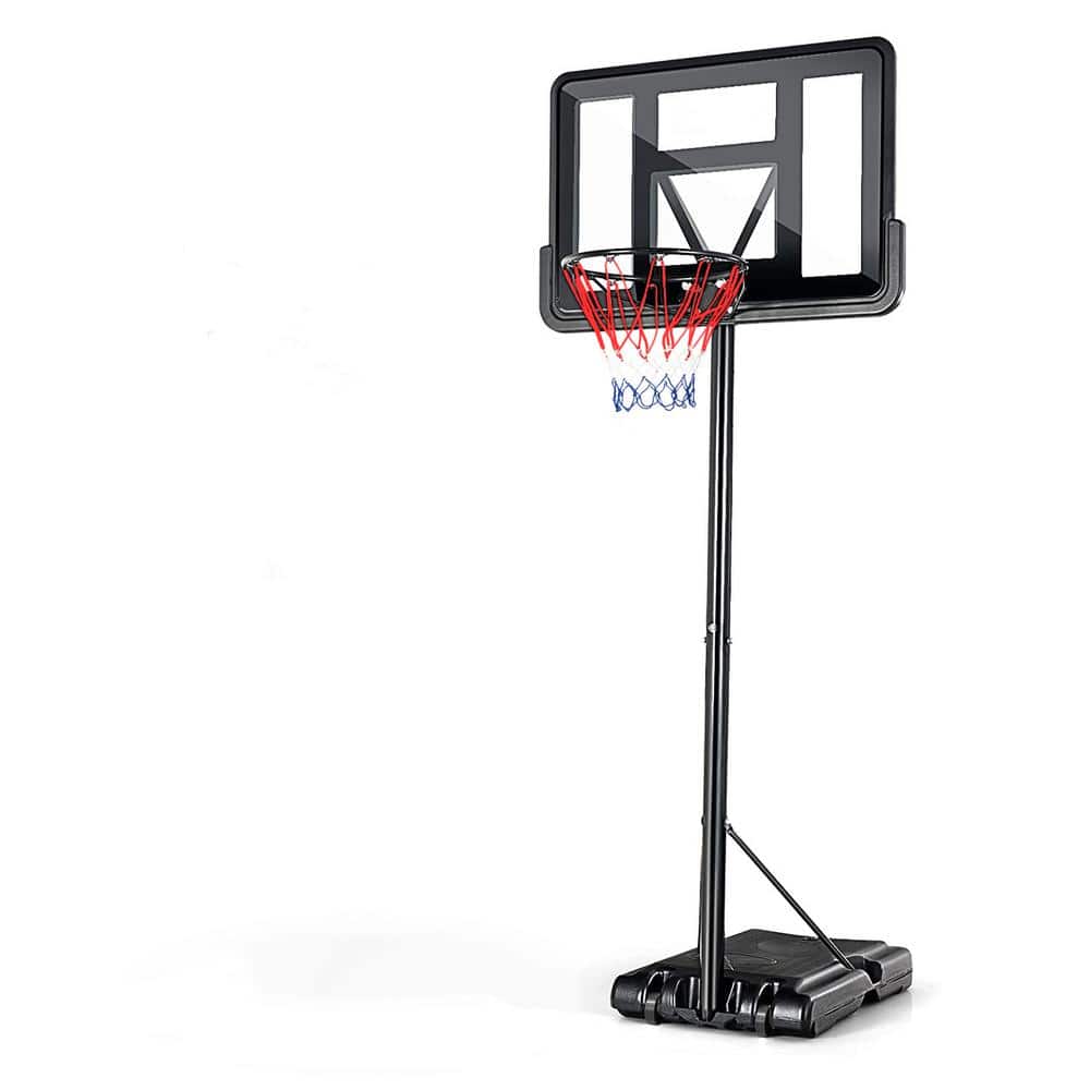 TIRAMISUBEST 4.25 ft. - 10 ft. T-Goals Portable Basketball Hoop Height ...