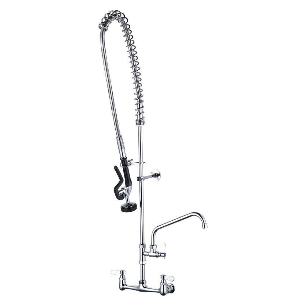 ALEASHA 25 in. H Commercial Triple Handles 180° Swivel Pull Down ...