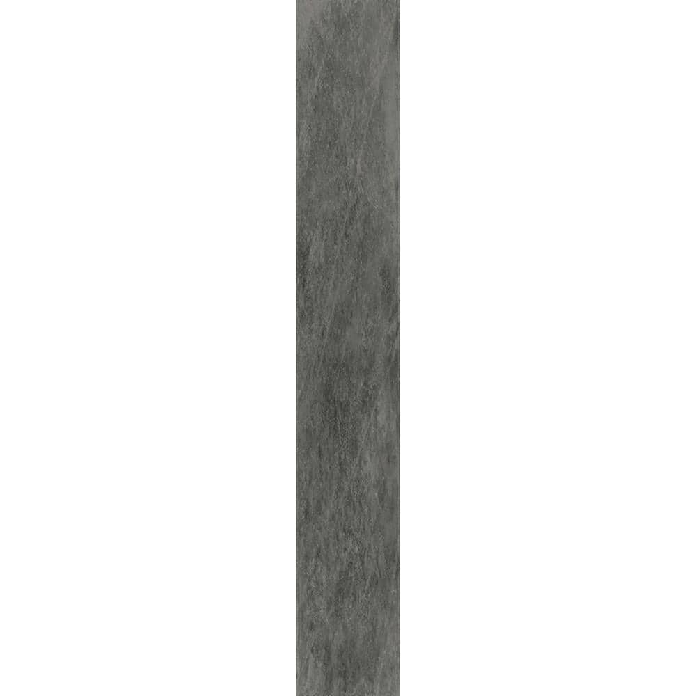 Reviews for Modtique Salon Dark Grey 8 in x 48 in Porcelain Floor Tile ...