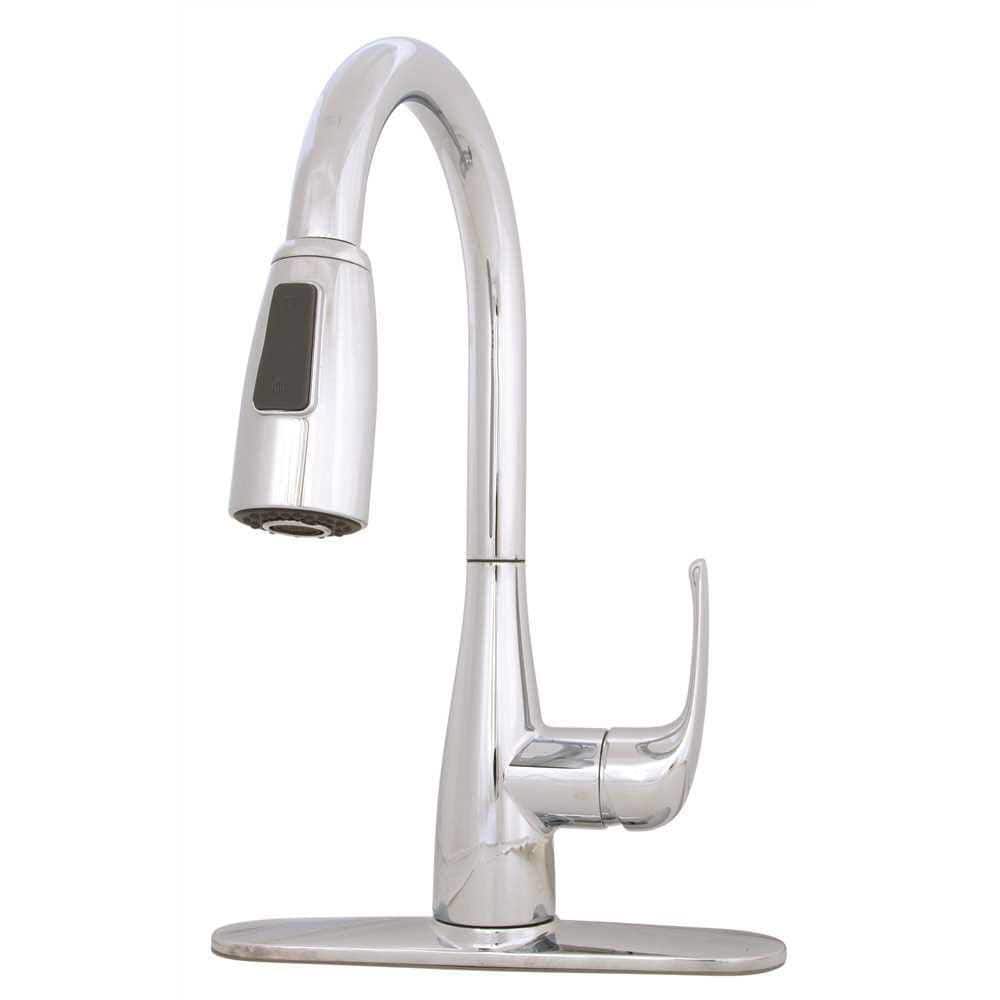 Premier Westlake Single-Handle Pull-Down Sprayer Kitchen Faucet in ...