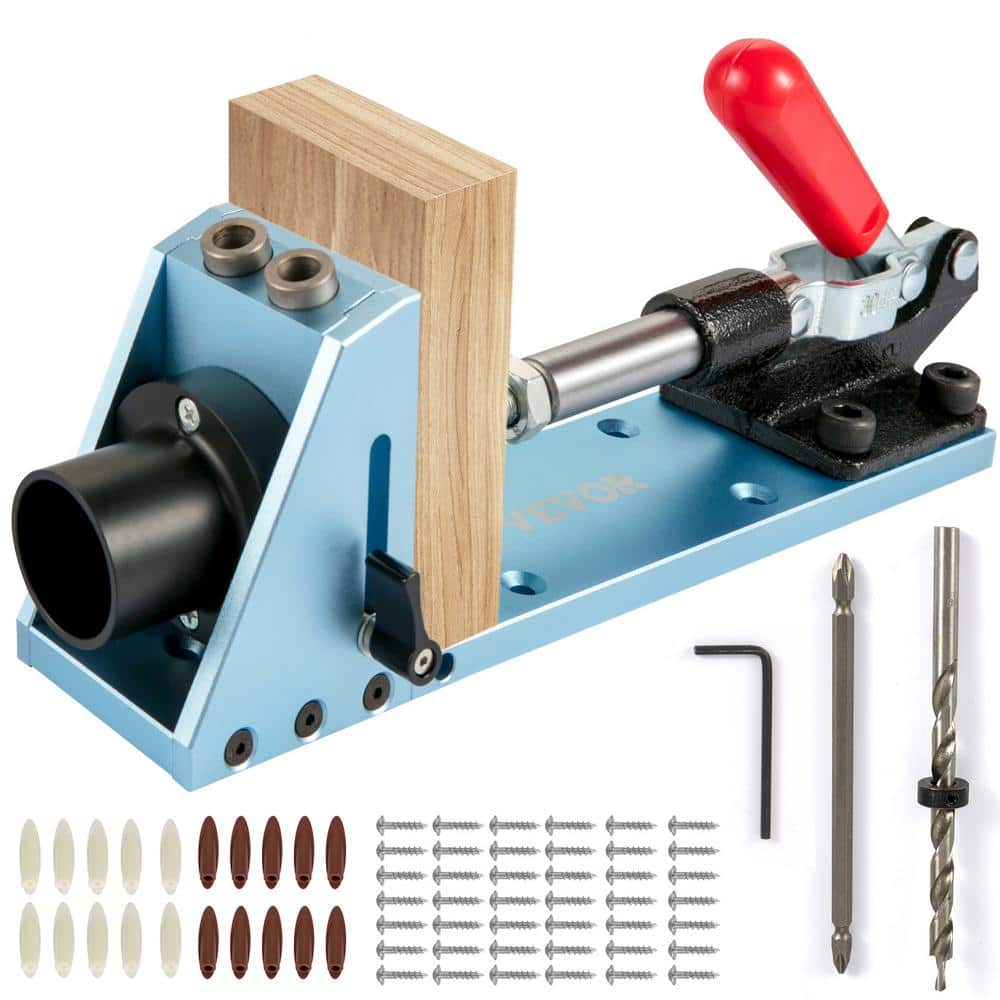 VEVOR Pocket Hole Jig Kit, M4 Adjustable and Easy to Use Joinery ...