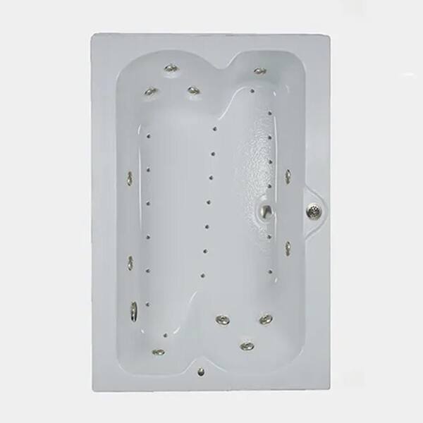 Comfortflo Premier 60 in. x 48 in. Acrylic Rectangular Drop-in ...