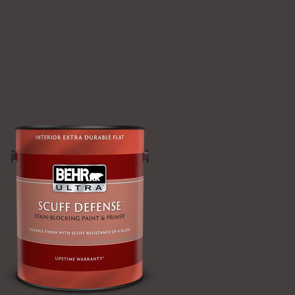 BEHR ULTRA 1 gal. #MQ1-35 Off Broadway Extra Durable Flat Interior ...