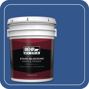 BEHR DYNASTY 5 gal. #PPU15-03 Dark Cobalt Blue Semi-Gloss Exterior ...