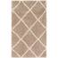SAFAVIEH Hudson Shag Beige/Ivory 7 ft. x 7 ft. Square Diamonds ...