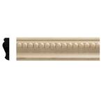 Ornamental Mouldings 1/2 in. x 1-3/4 in. x 96 in. Hardwood White ...