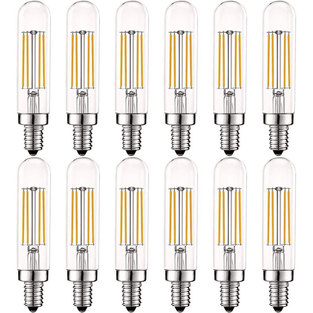 LUXRITE 60W Equivalent T6.5 LED Light Bulb 5-Watts 3500K 500-Lumens ...