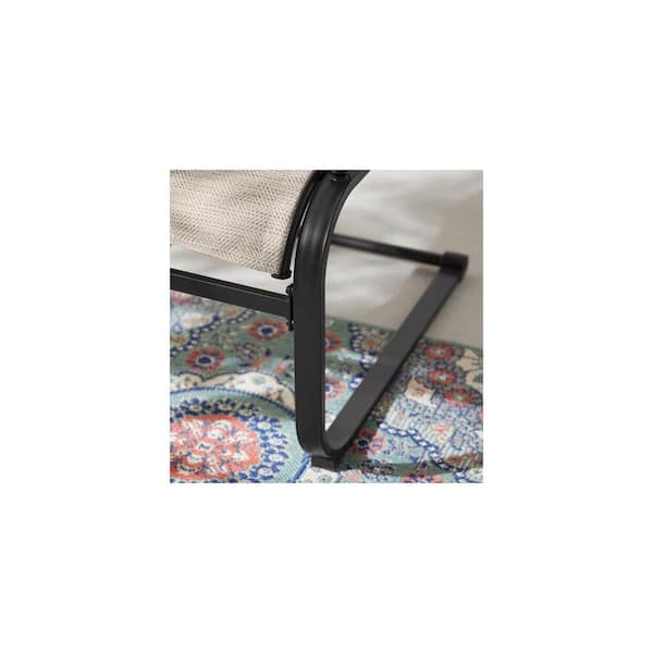 Hampton Bay Glenridge Falls 7-Piece Metal Padded Sling Rectangular ...