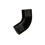 PEAK 2 in. x 3 in. Black Aluminum Gutter Downspout B-Elbow 3766 - The ...