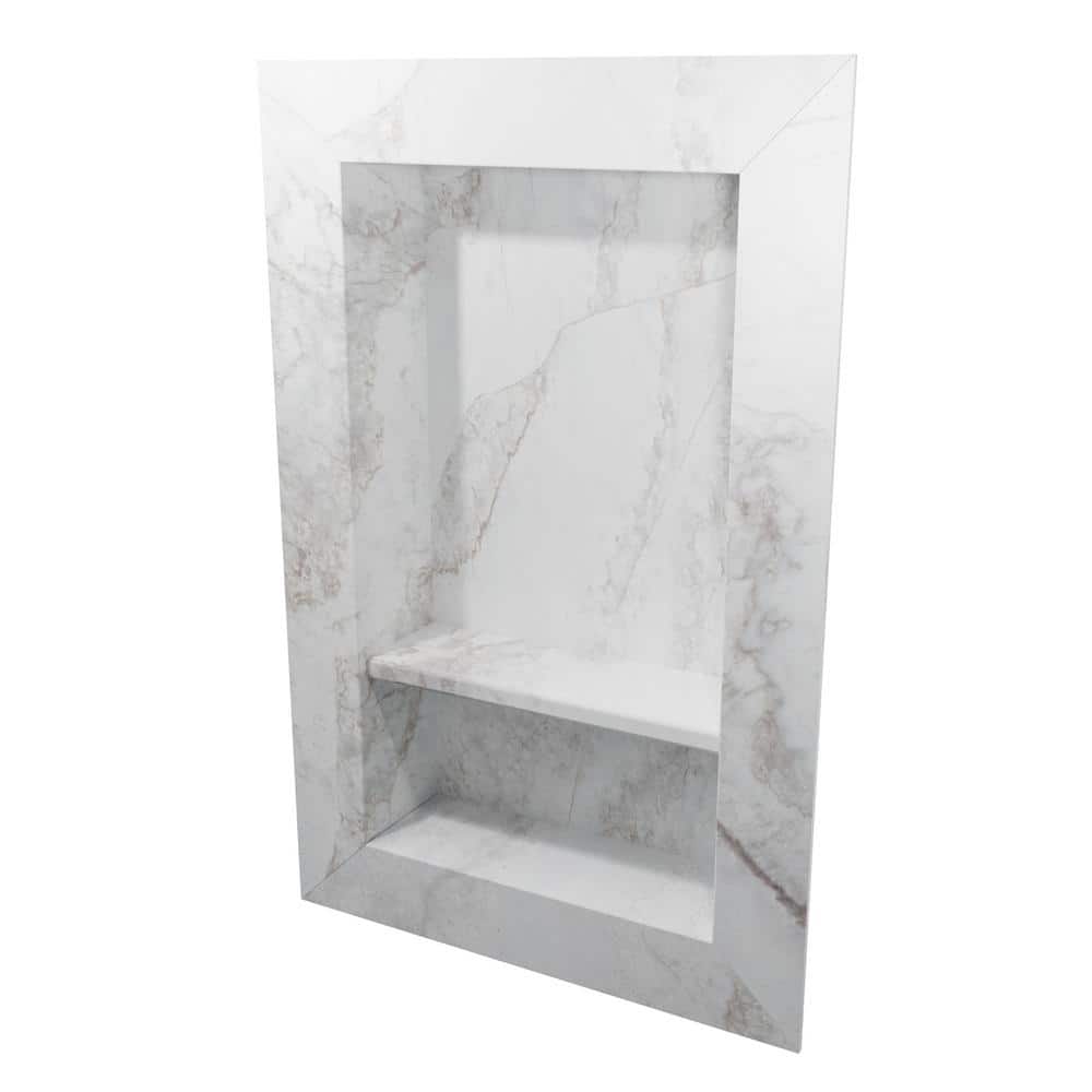 FlexStone 17 in. x 26 in. Recessed Shampoo Caddy in Calypso ...