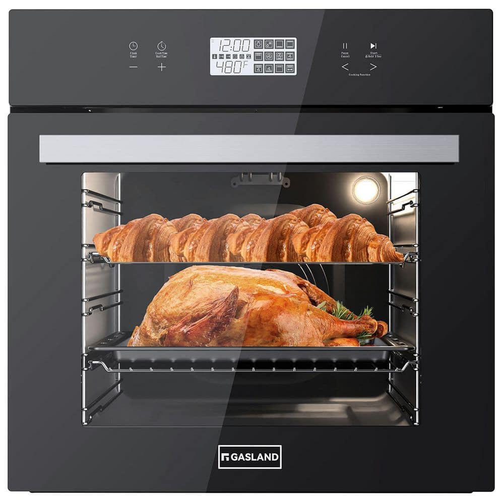 GASLAND 24 in. Built-In Single Electric Wall Oven in Stainless Steel ...