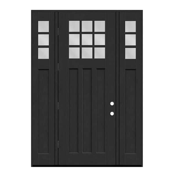 Steves & Sons Regency 64 in. x 96 in. 1/4 9L-SDL Clear Glass RHOS Onyx ...