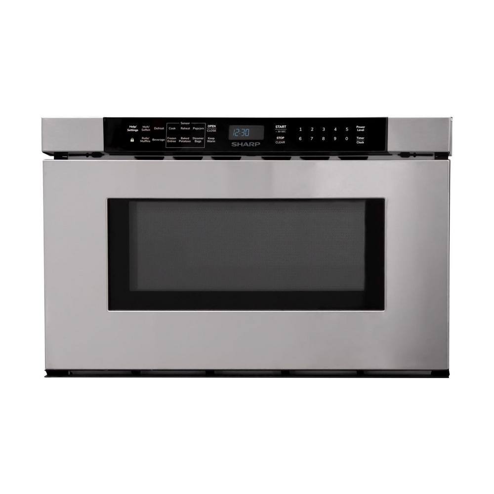 Sharp 24 in. Microwave Drawer in Stainless Steel with 1.2 cu. ft ...