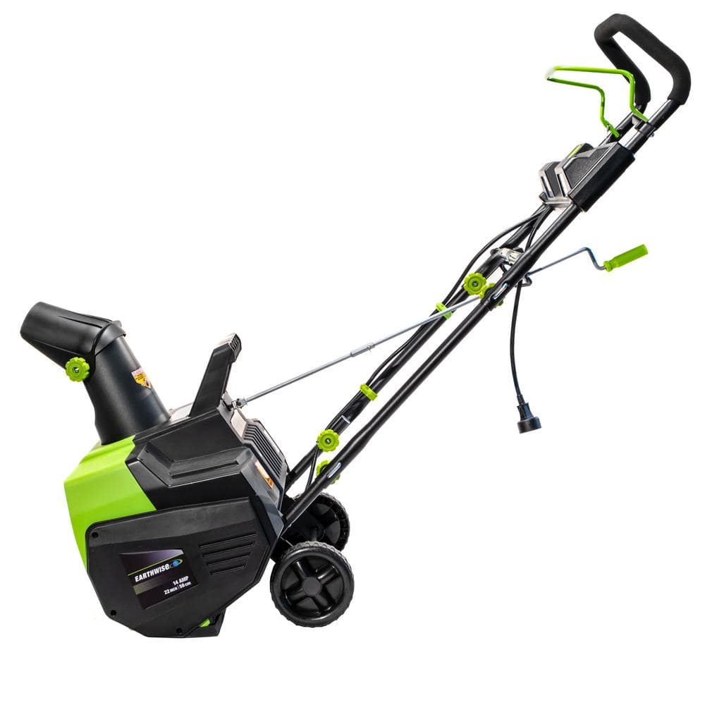 Earthwise SN71022 22 in. 14 Amp Corded Electric Snow Thrower with LED ...