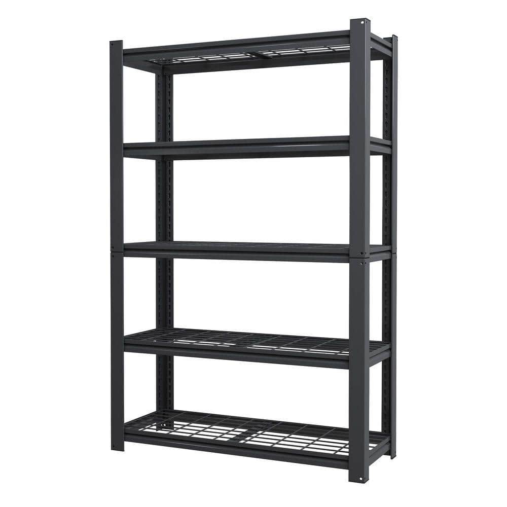 Tileon 5-Tier Heavy Duty Metal Storage Shelves, Easy to Assemble ...