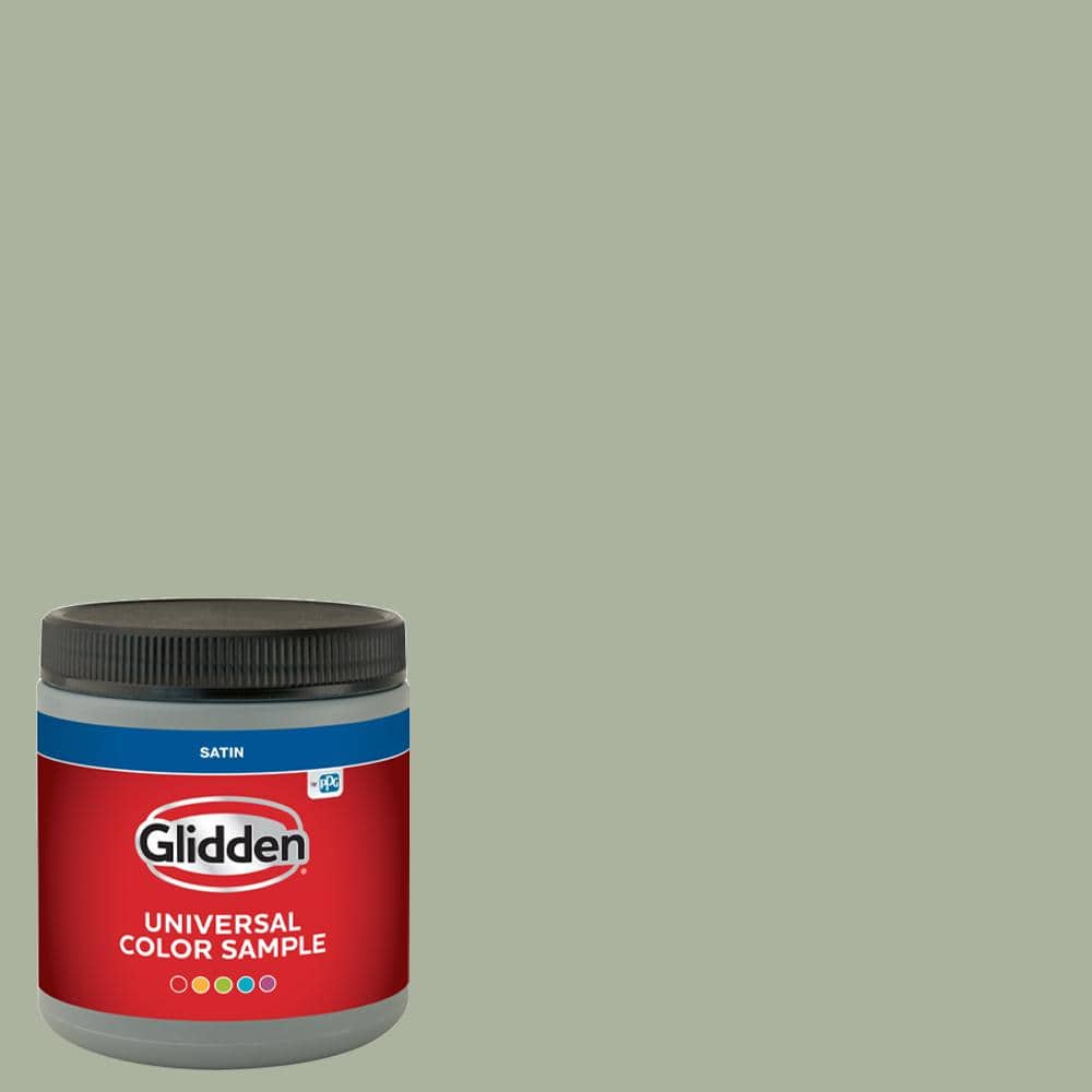 Glidden 8 oz. PPG1127-4 Gargoyle Satin Interior Paint Sample PPG1127-4P ...