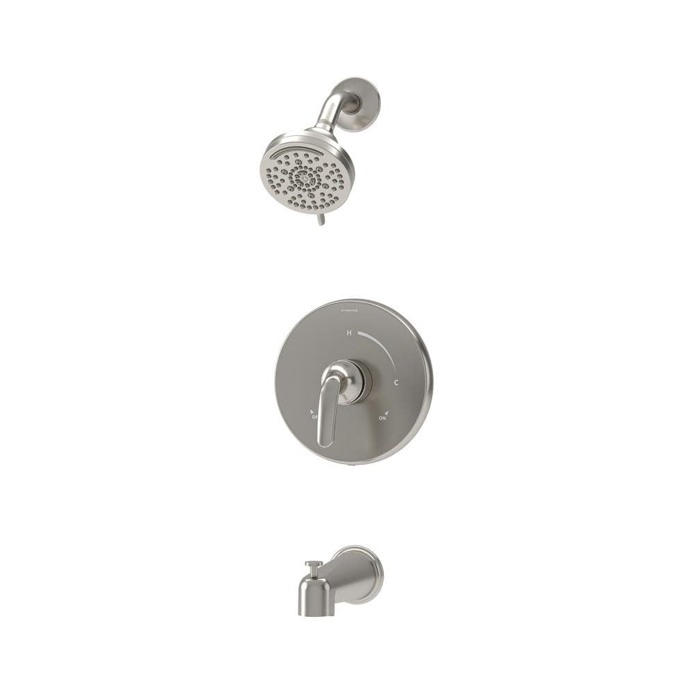 Symmons Elm Single Handle Wall Mounted Tub and Shower Trim Kit with ...