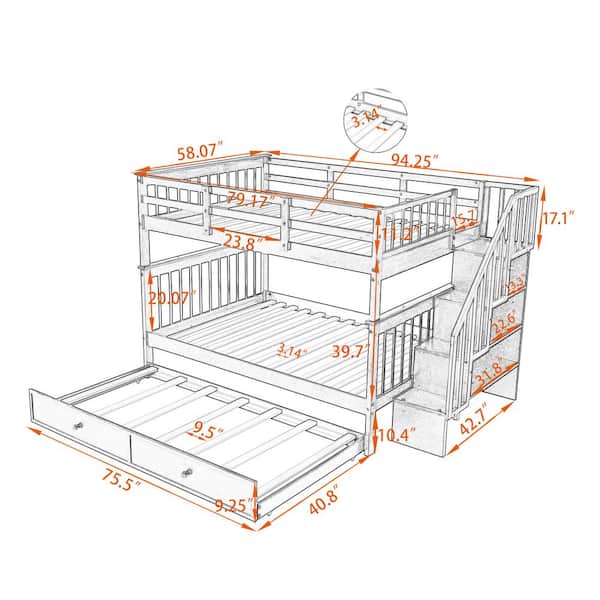 Bunk Bed Drawing