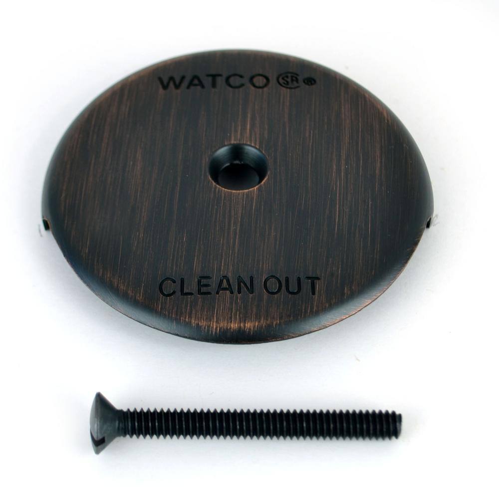 Watco One-Hole Bathtub Overflow Plate Includes Overflow and Screw in ...