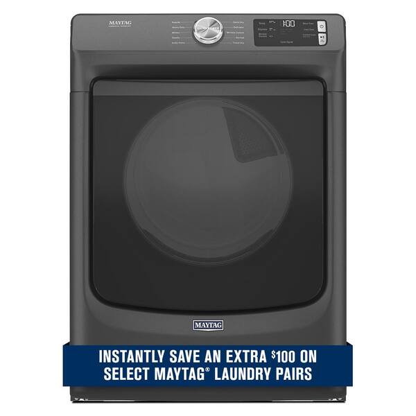 Maytag 7.3 cu. ft. Vented Electric Dryer in Volcano Black MED5630MBK ...