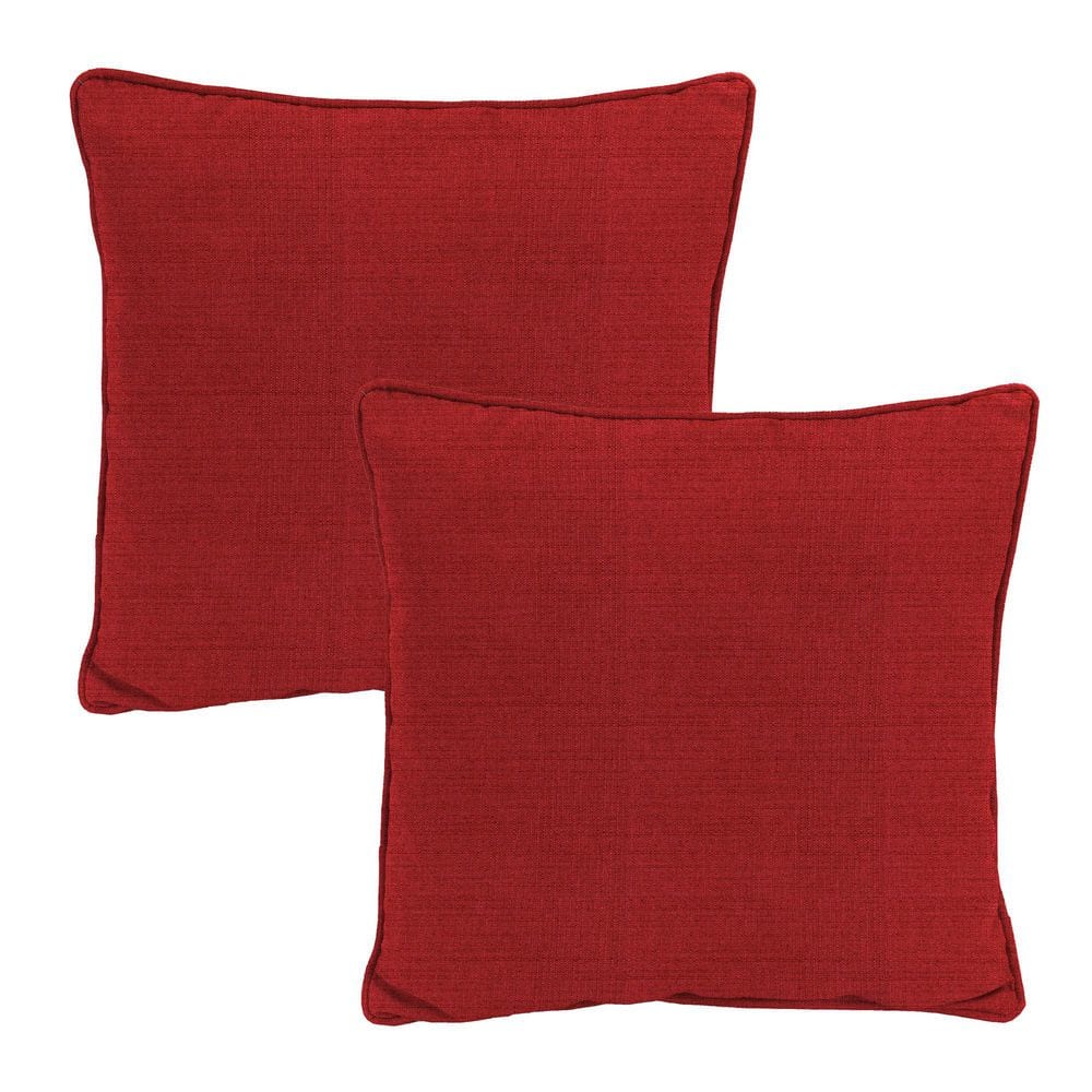 Jordan Manufacturing 19 in. L x 19 in. W x 7 in. T Square Outdoor Throw ...