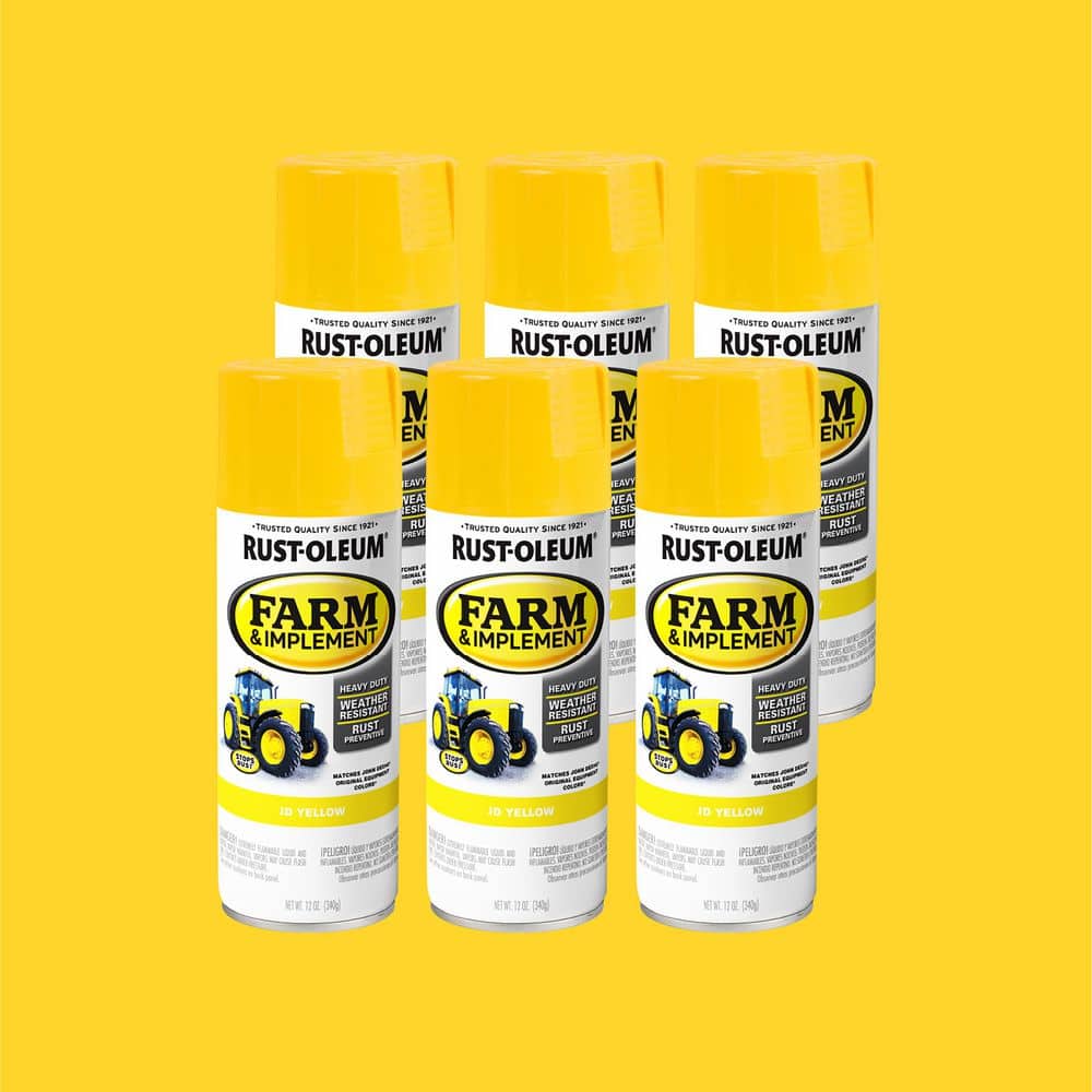 Reviews for Rust-Oleum Specialty 12 oz. Farm & Implement J. D. Yellow ...